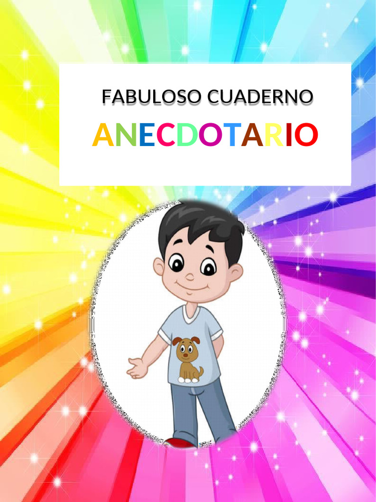 Modelo de cuaderno anecdotario | PDF