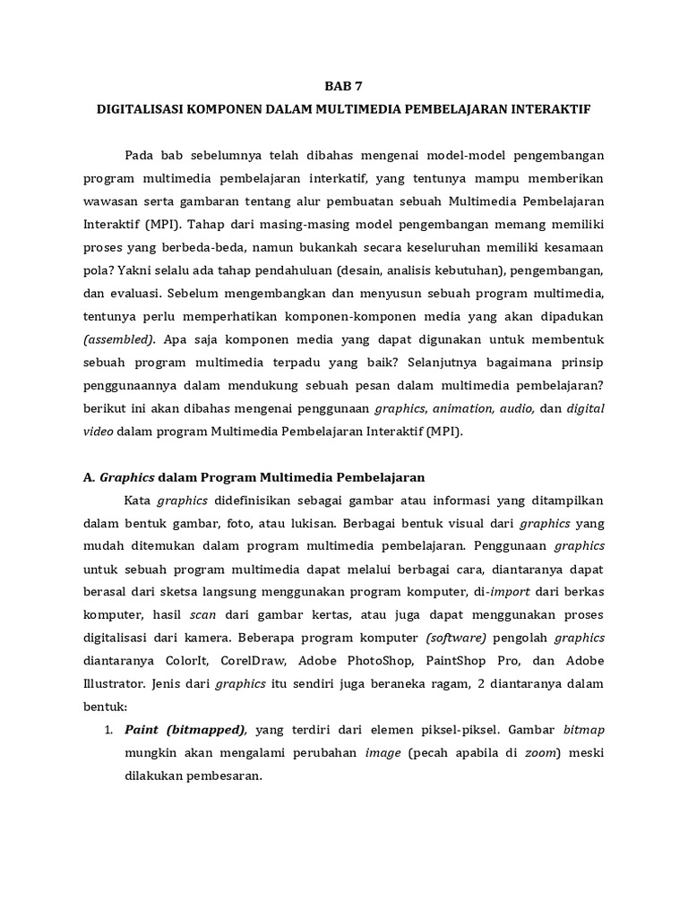 6 - Digitalisasi Komponen MPI | PDF