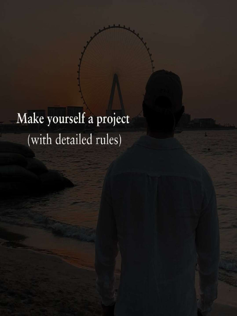 Make Yourself A Project 1 | PDF