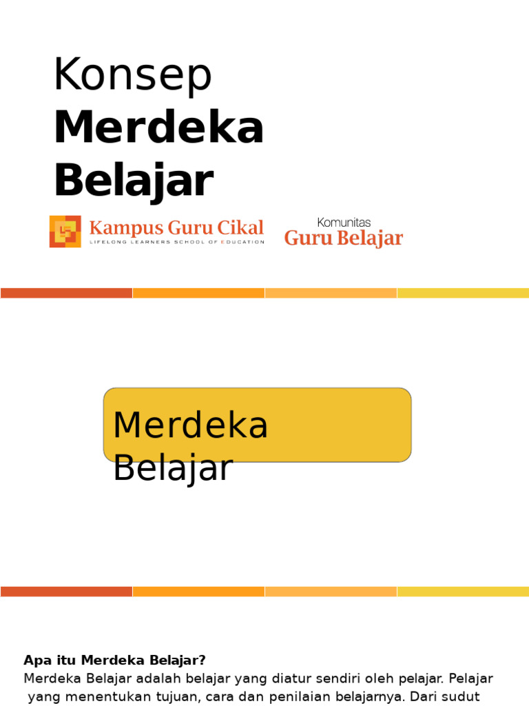 Konsep Merdeka Belajar | PDF