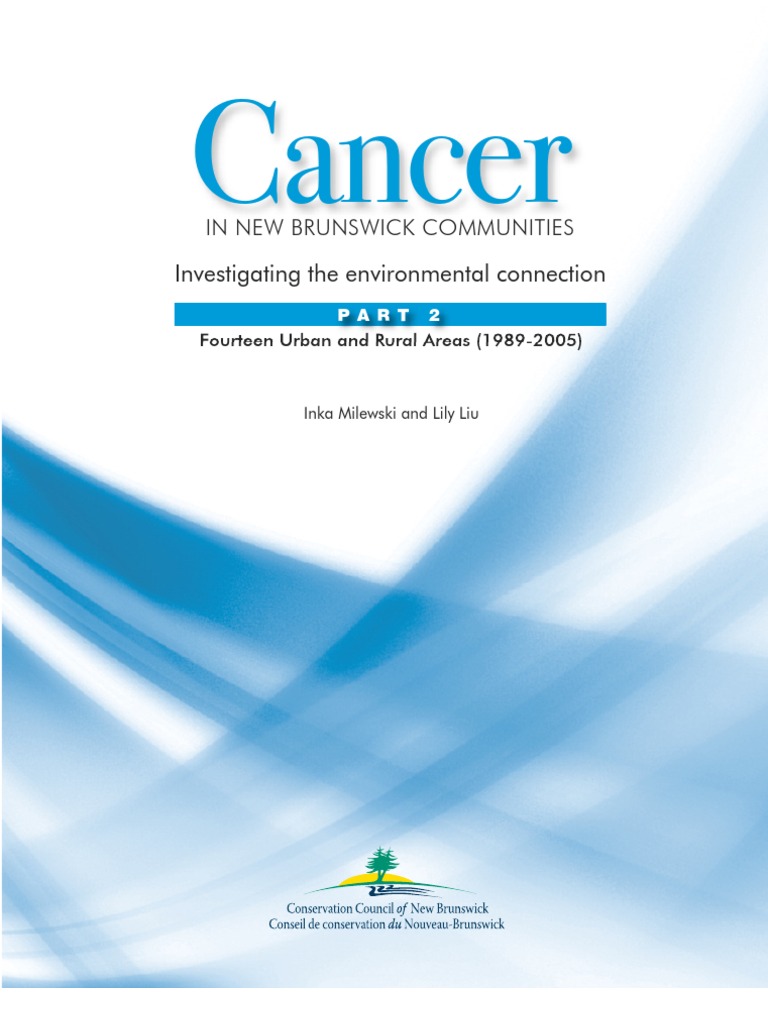 Cancer Report 2 English | PDF | New Brunswick | Cancer