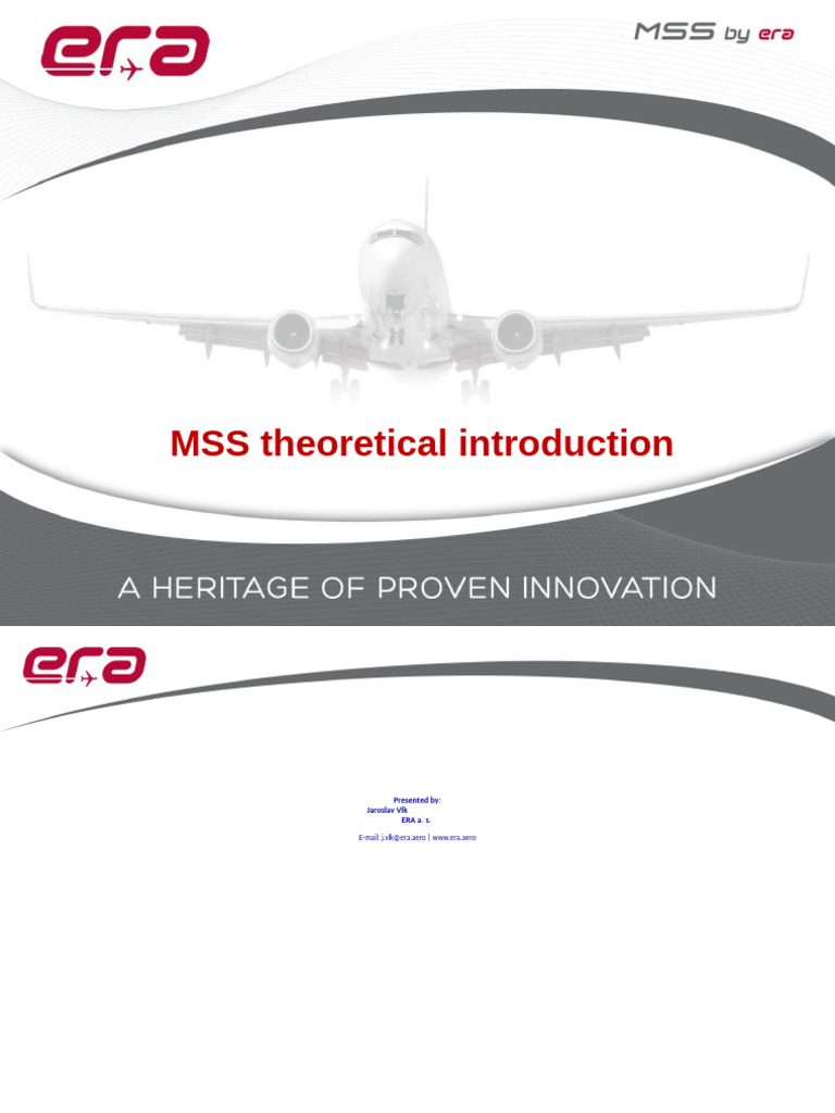 MSS-A CGK Theoretical Introduction | PDF | Transponder (Aeronautics) | Radar