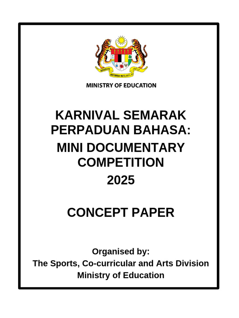 Mini Documentary Competition 2025 Guide | PDF