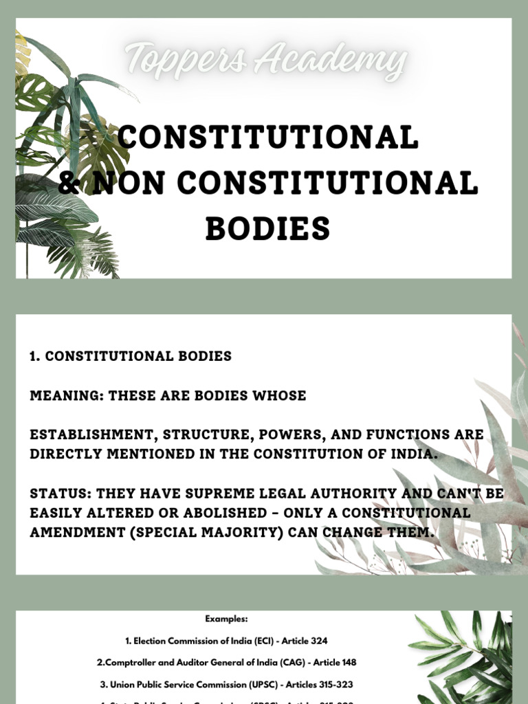 Autobiography English Educational Presentation Green Botanical ...
