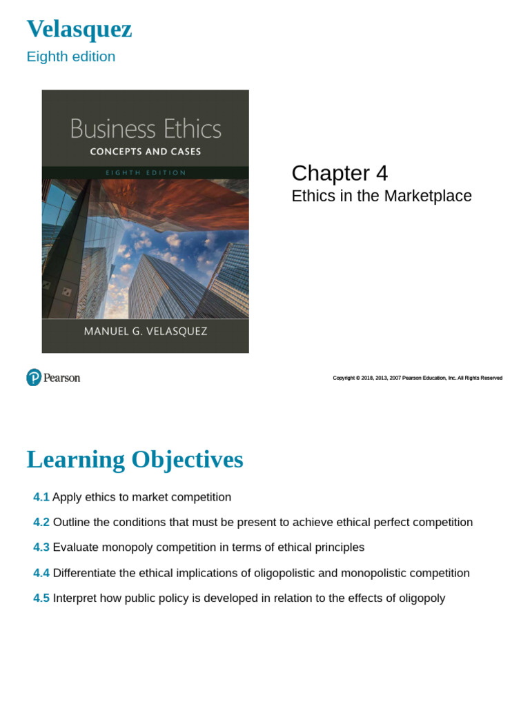 Ethics in Market Competition Overview | PDF | Monopoly | Oligopoly