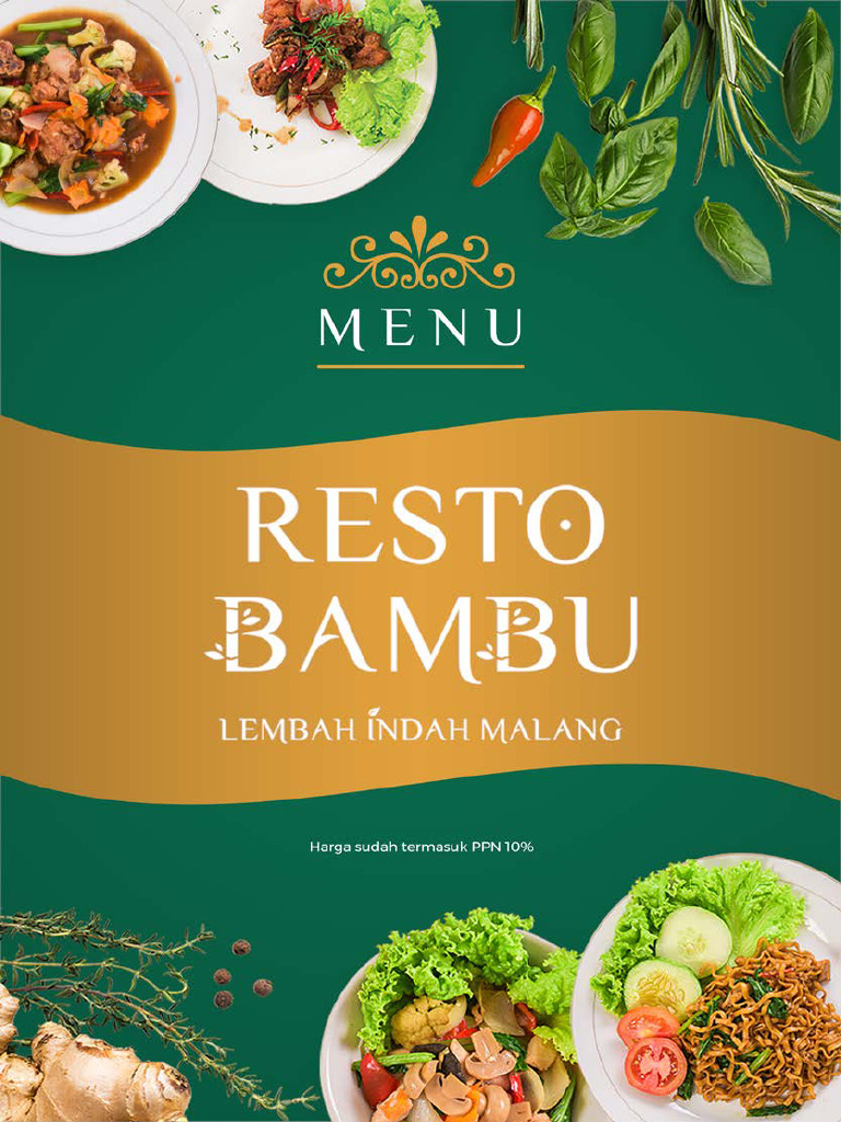 Menu Resto Bambu 2023 | PDF