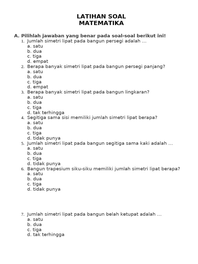 Simetri Lipat Dan Putar | PDF