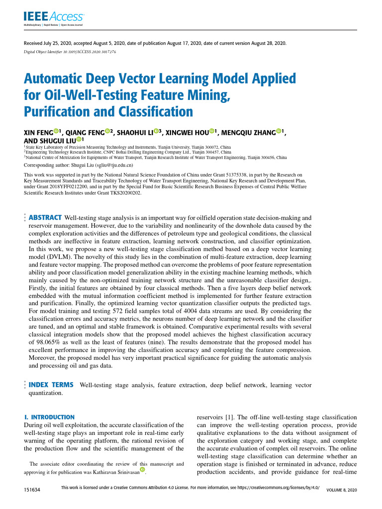 Automatic Deep Vector Learning Model Applied For Oil-Well-Testing ...