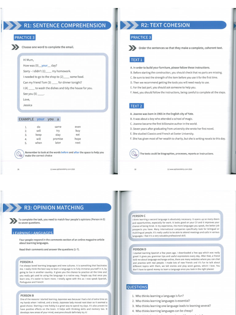 Reading Practice 3 | PDF