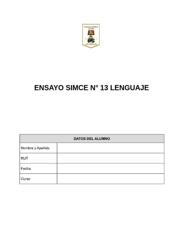 Portada Simce | PDF