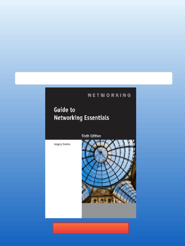 Guide To Networking Essentials 6th Edition Greg Tomsho PDF Download | PDF | Osi Model | Internet ...