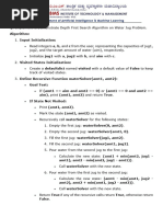 Water Jug Problem: BFS & DFS Solutions | PDF | Queue (Abstract Data ...