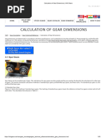 Spur Gear Calculations | PDF | Gear | Equipment