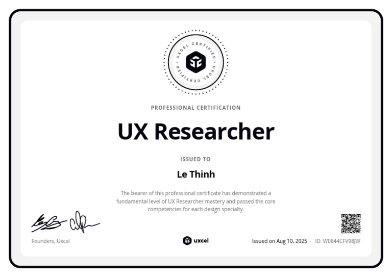 UX Researcher | PDF