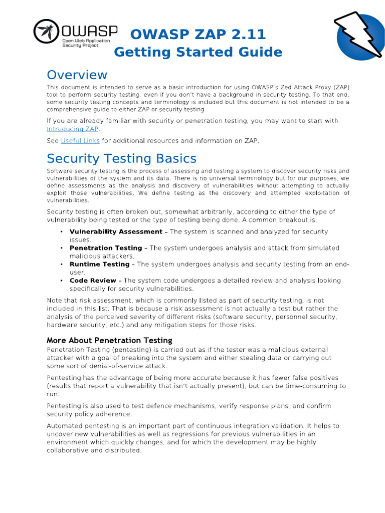 Owasp Zap | PDF