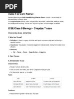 Class 9 Tissues Diagrams Booklet | PDF
