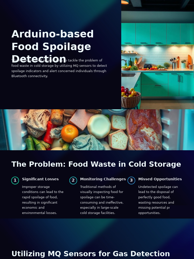 Arduino Based Food Spoilage Detection | PDF | Decomposition | Ammonia