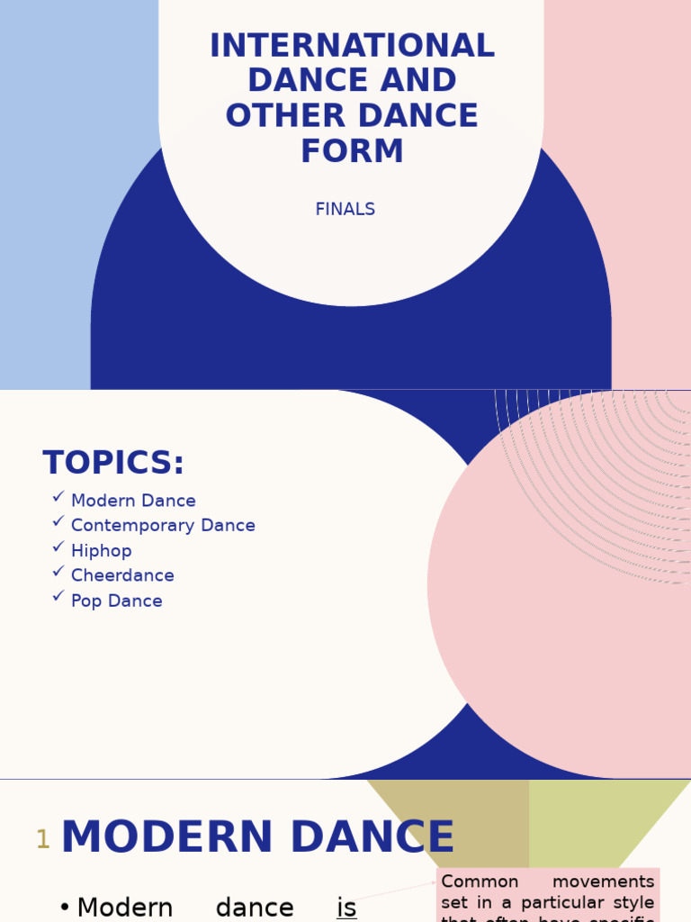 Dance Styles: Modern to Hip-Hop | PDF | Rapping | Dances