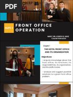 Front Office Notes | PDF | Hotel And Accommodation | Business