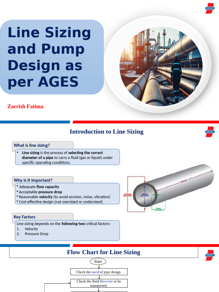Line Sizing and Pump | PDF | Pump | Hydraulics