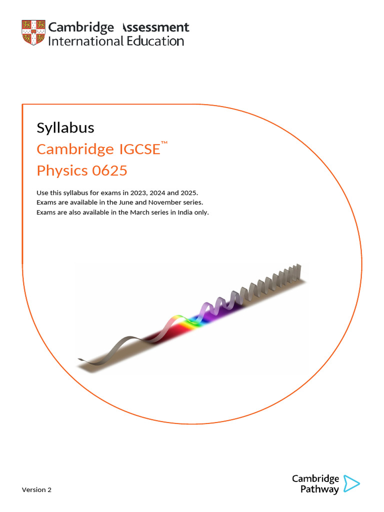 2023 2025 Syllabus | PDF | Force | Gases