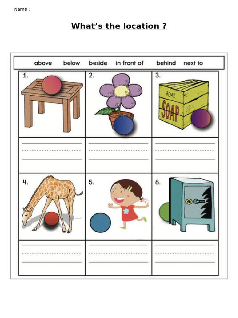 Position and Location | PDF