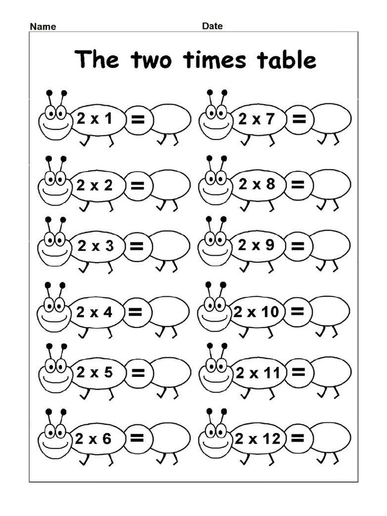 The Two Times Table | PDF