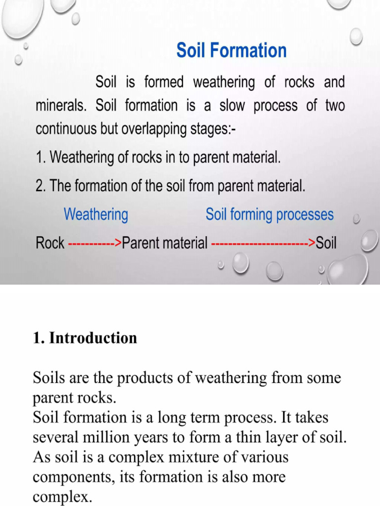 3.1 Soil Formation... | PDF