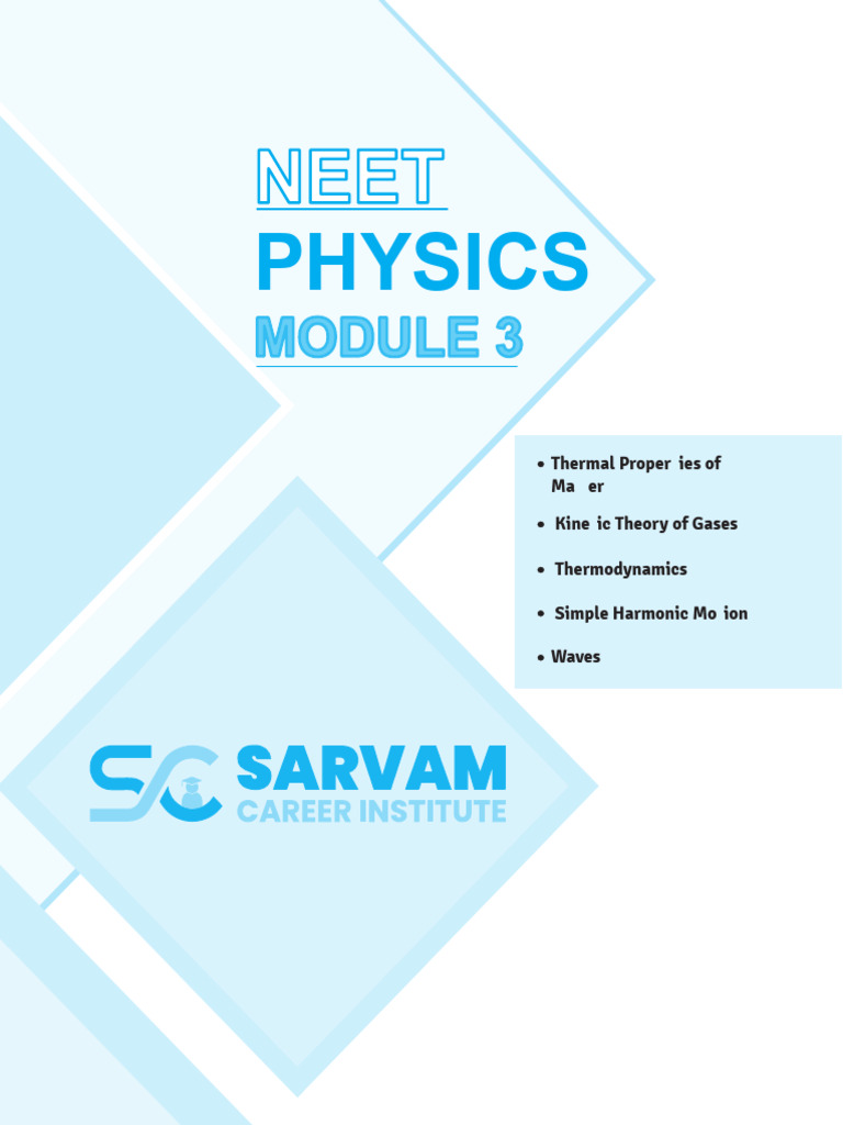 Phy Module-3 | PDF | Fahrenheit | Phase (Matter)