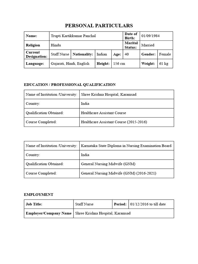 Trupti Kartikkumar Panchal | PDF | Medical Treatments | Clinical Medicine