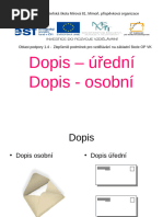 Formální Dopis Vzor 2025 | PDF