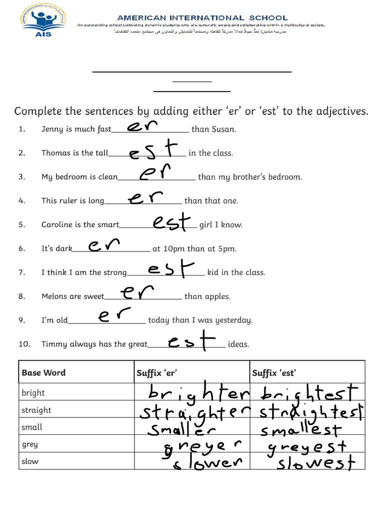 Grade 6 Term 2 English Revision Worksheet | PDF