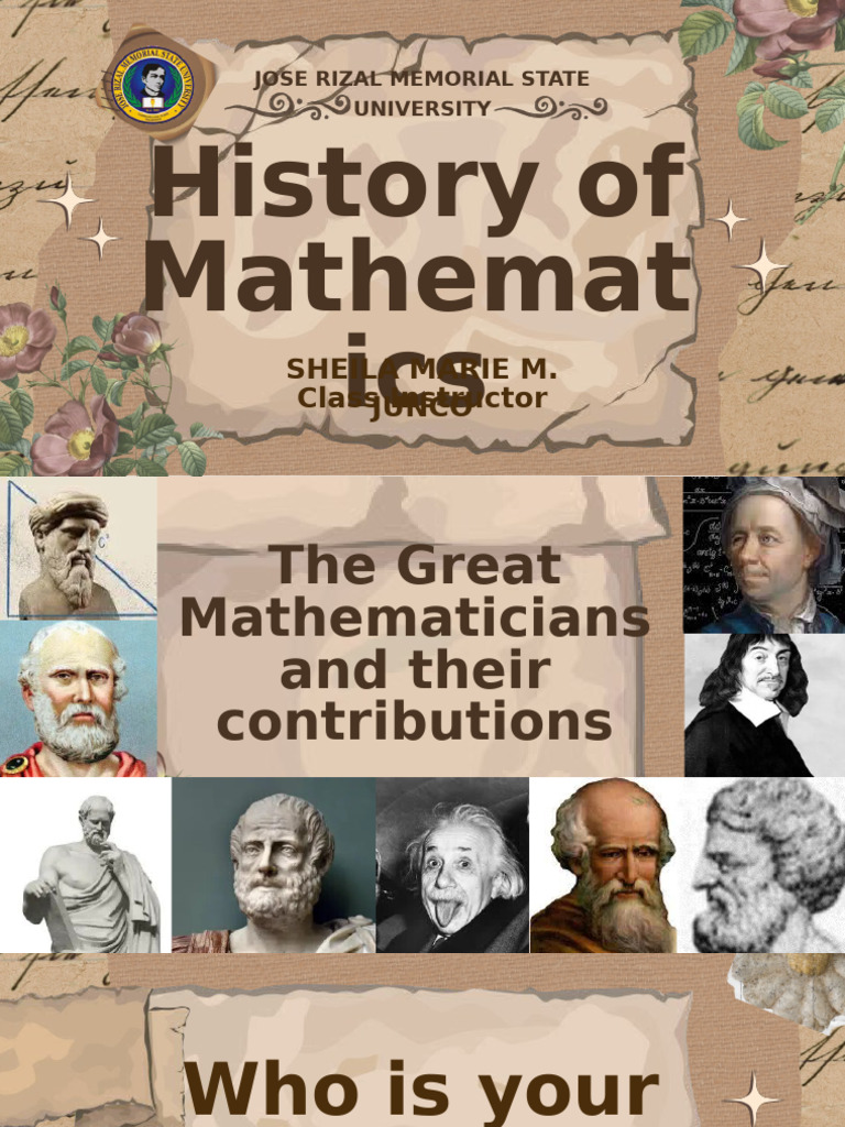 Great Mathematicians and Their Impact | PDF | Mathematics | Geometry