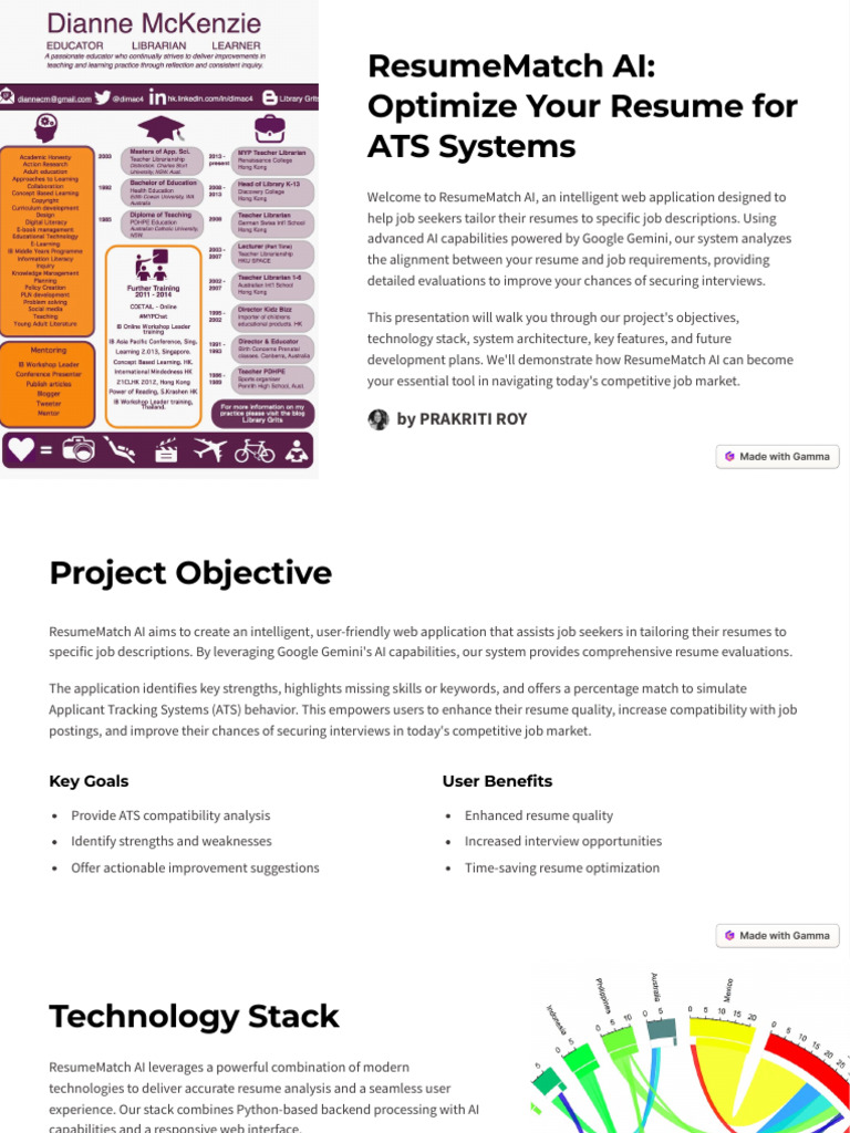 Optimize Resumes with ResumeMatch AI | PDF | Résumé | Artificial ...