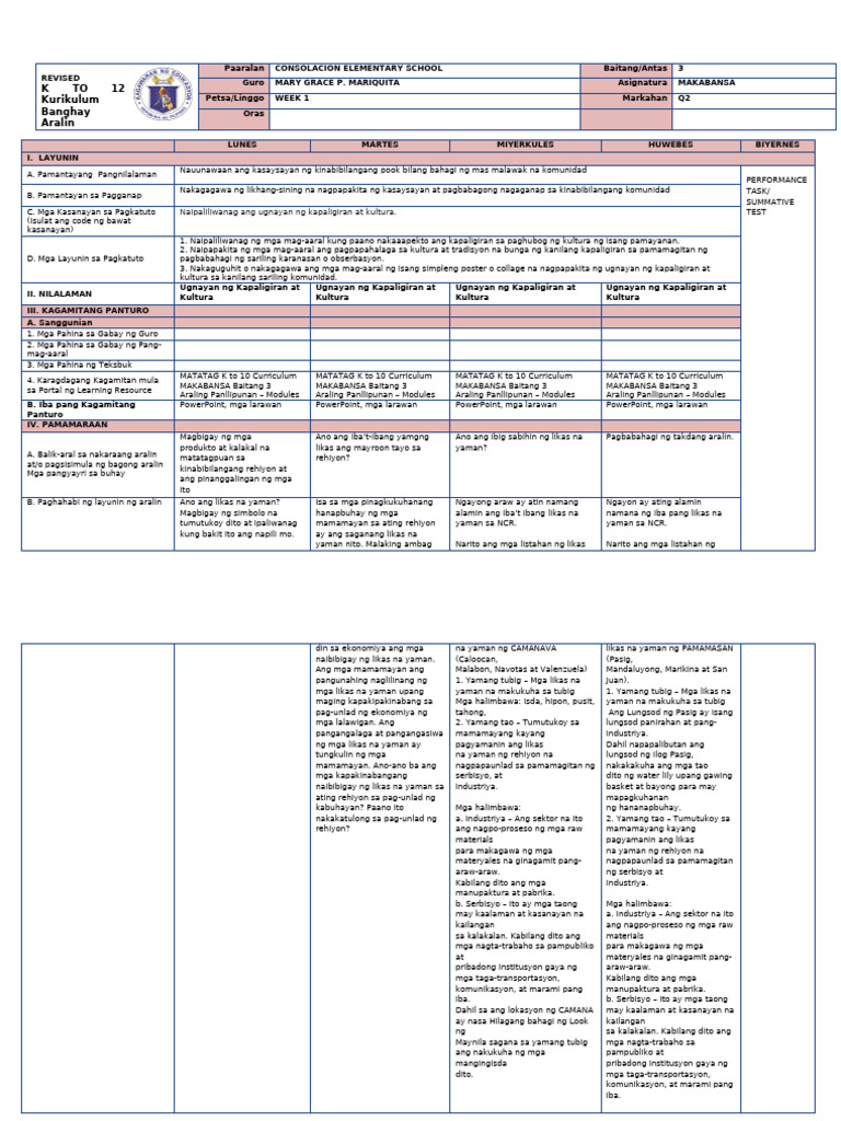 Makabansa Q2 W2 | PDF
