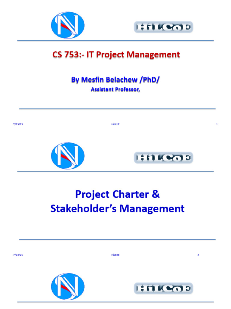 Stakeholder Analysis for Project Charter | PDF | Project Management ...