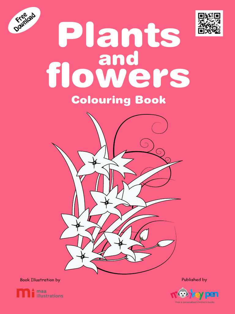 Plants Coloring Book Download | PDF