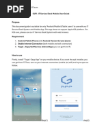 JJM App User Manual 05 05072023 Fielduser | PDF | Login | Mobile App
