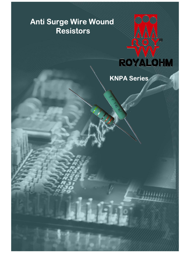 Anti-Surge WWR KNPA | PDF | Resistor | Electronics