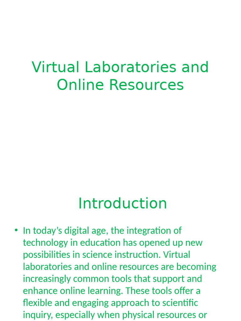 Virtual Laboratories and Online Resources | PDF | Laboratories | Simulation