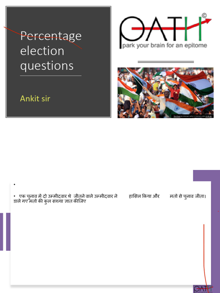 Percentage Election Que | PDF