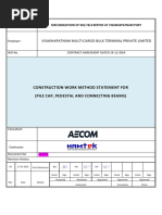 Method Statement For Pile Chipping and Capping Beam: Vascon Engineers ...