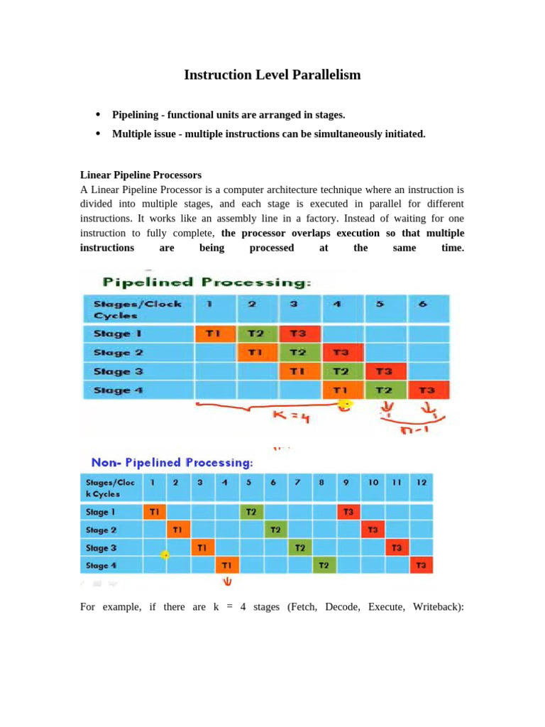 Linear Pipeline Processors | PDF