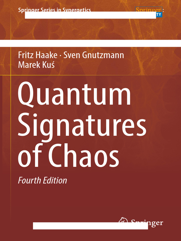 Quantum Chaos Insights in Synergetics | PDF | Chaos Theory | System