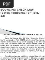 RFBT - Chapter 1 - Bouncing Checks Law | PDF | Cheque | Negotiable Instrument