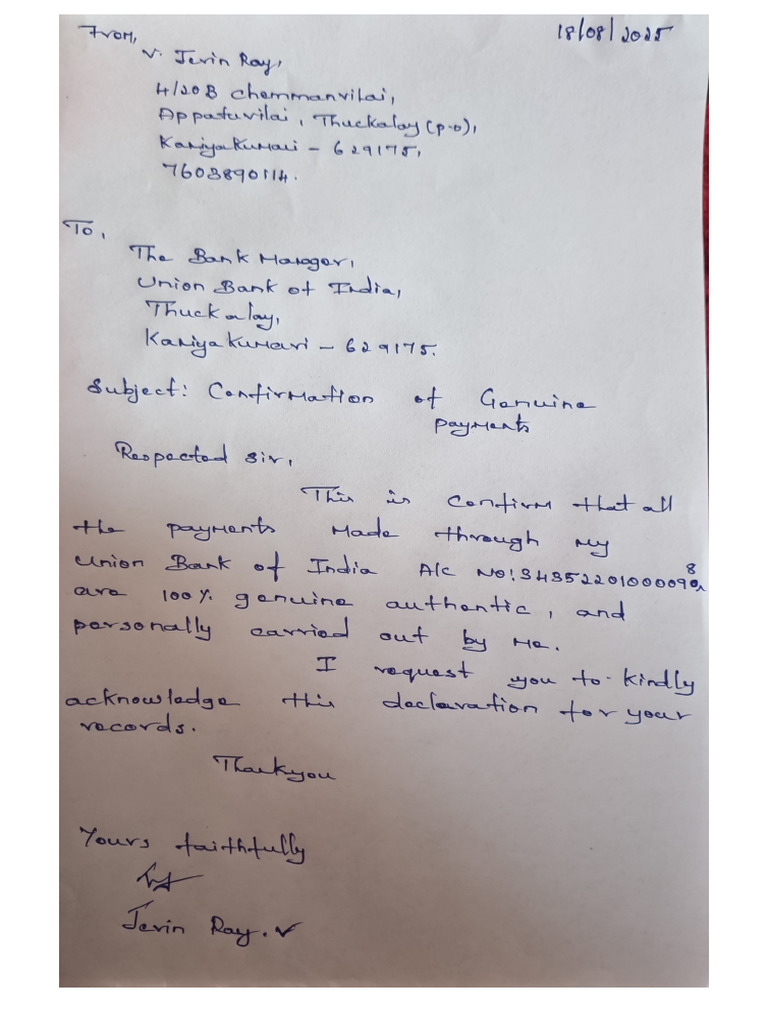 Bank - Confirmation 18 08 2025 13 30 | PDF