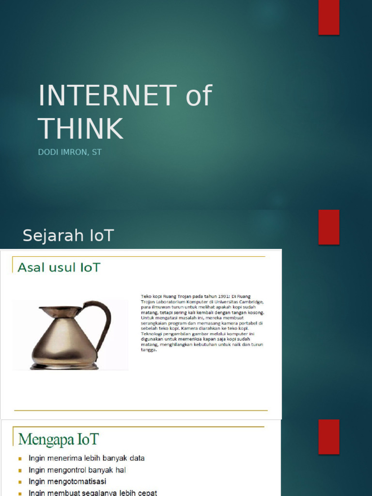 INTERNET of THINK 1 | PDF