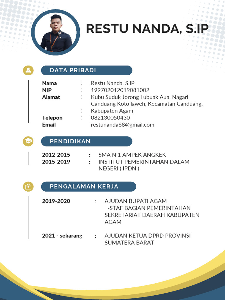 Restu Nanda CV | PDF