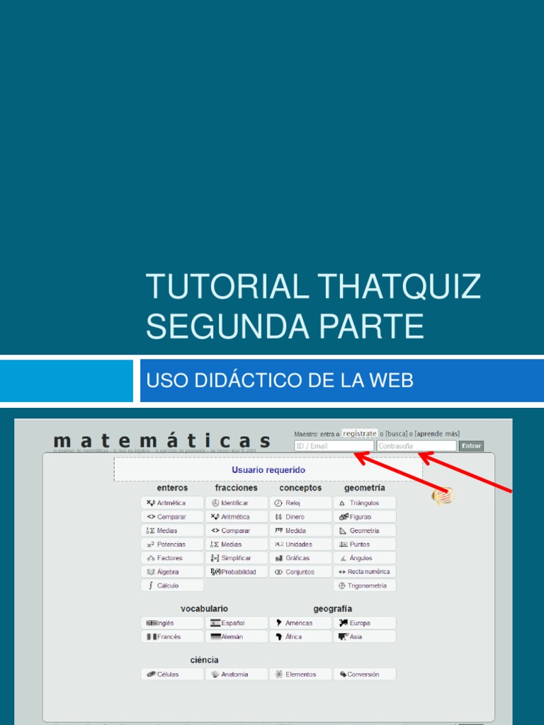 2 Tutorial Thatquiz | PDF | Point and Click | Software