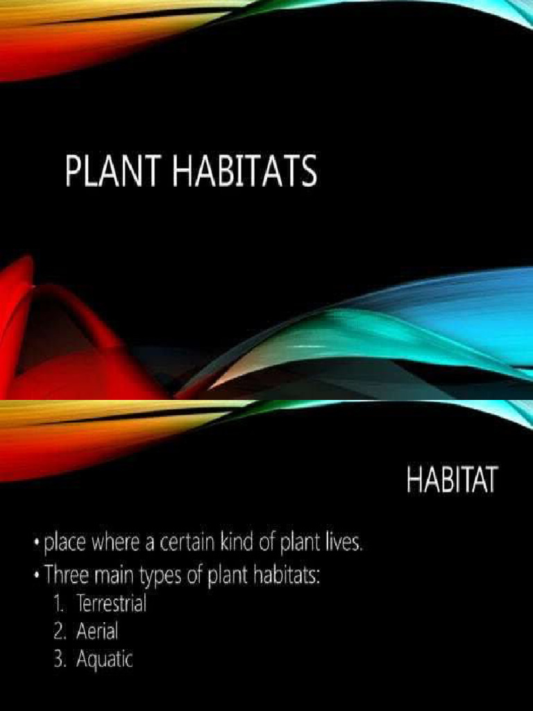 Plant Habitats | PDF